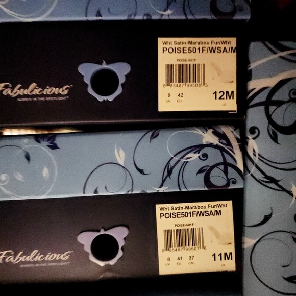 Fabulicious | Shoes | Pleasers Fabulicious Poise Marabou Feather High ...